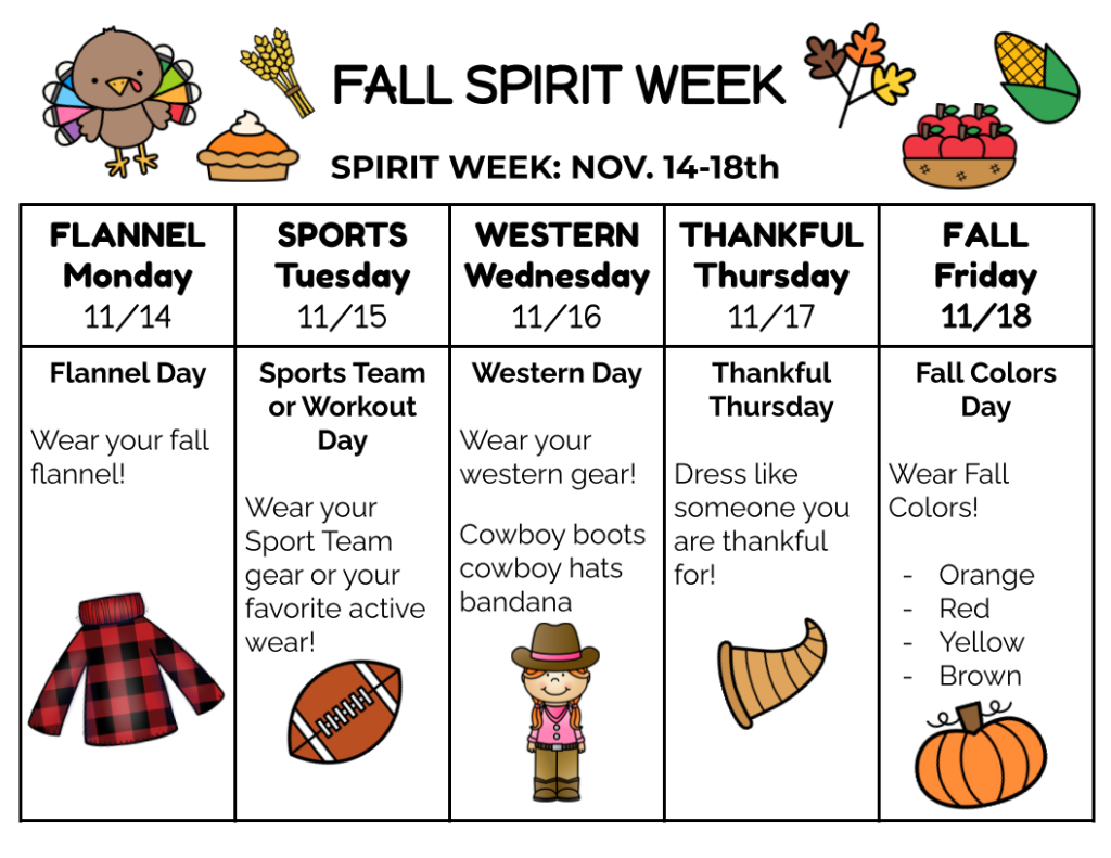 Kaiser Elementary » SPIRIT WEEK!